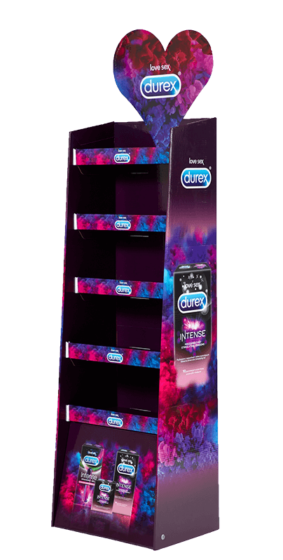 PROMOTIONAL FLOOR DISPLAYS - Cardboard packaging