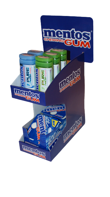 SHELF AND COUNTER DISPLAYS - Cardboard packaging