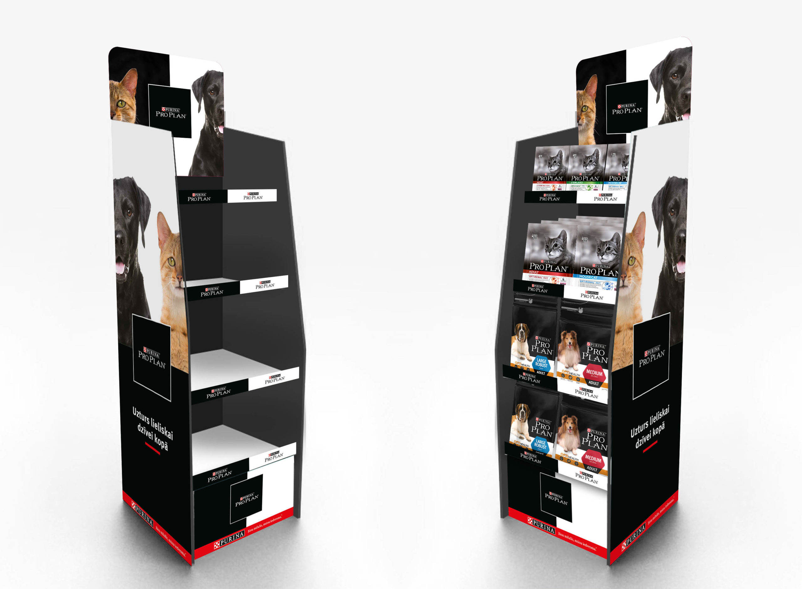 PROMOTIONAL FLOOR DISPLAYS - Cardboard packaging
